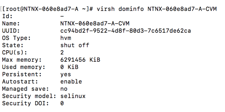 Resizing a CVM Using Command Line – Virtual Building Blocks