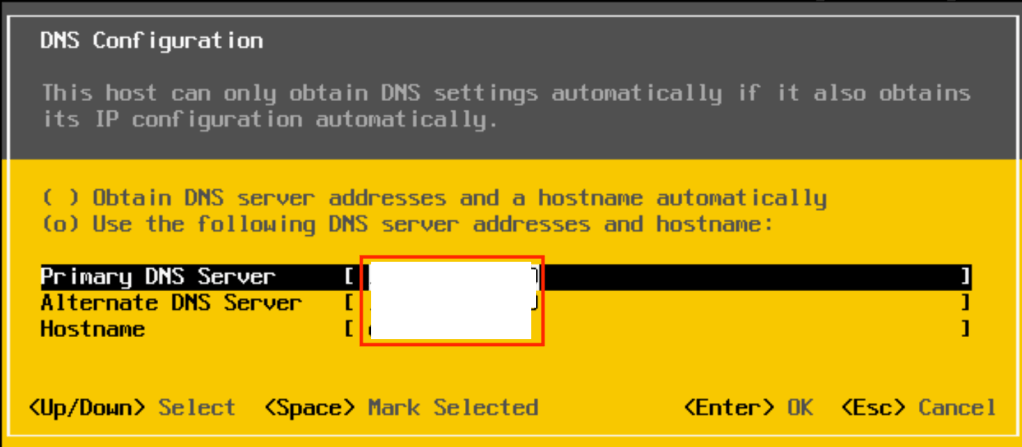 Setting up an ESXi host through the DCUI – Virtual Building Blocks